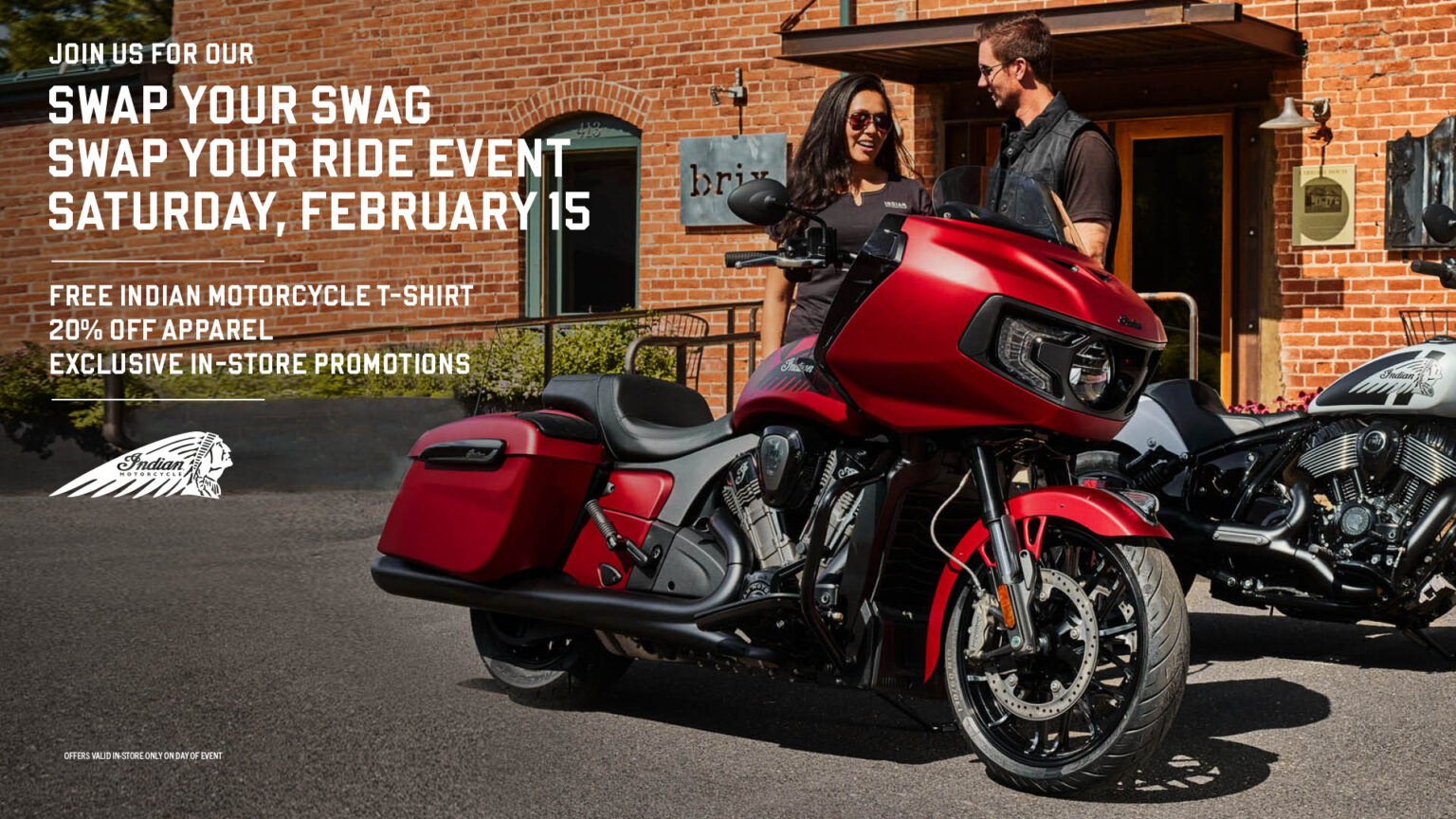 Indian Motorcycle – Swap Your Swag, Swap Your Ride! | Motorcycle of Dulles